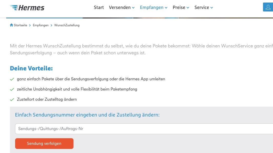 Hermes: Zustellung ändern - So geht's - CHIP